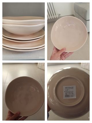SERVIZIO PIATTI GRES AVORIO 24PZ BRANDANI SINFONIA