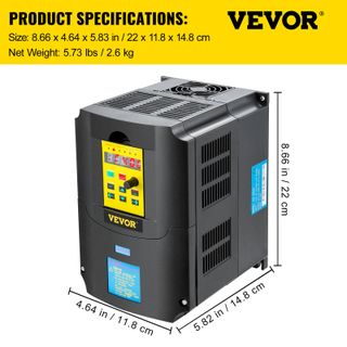 VEVOR Inverter Carico Convertitore di Frequenza Va