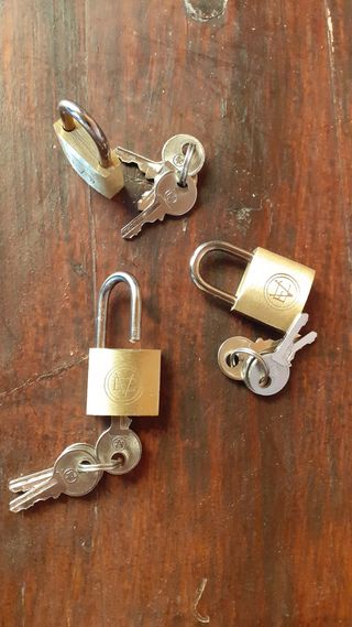 Lucchetti di sicurezza ottone mm 20