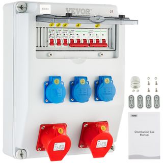 VEVOR Distributore di Alimentazione Prese CEE 2x16