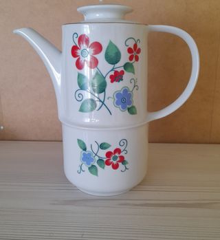 Teiera vintage fiori kahla