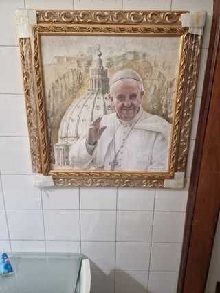 dipinto papa Francesco 