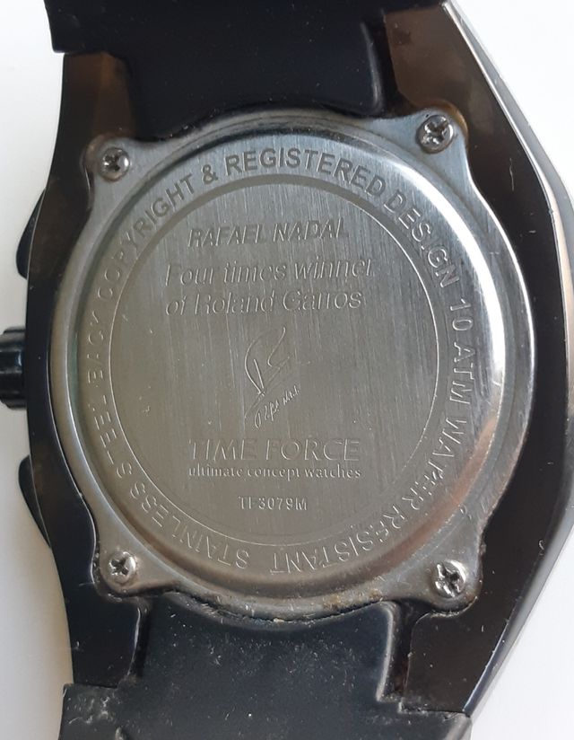 Reloj TimeForce Rafael Nadal de segunda mano por 15 EUR en Madrid en WALLAPOP
