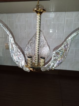 Lampadario in vetro di murano