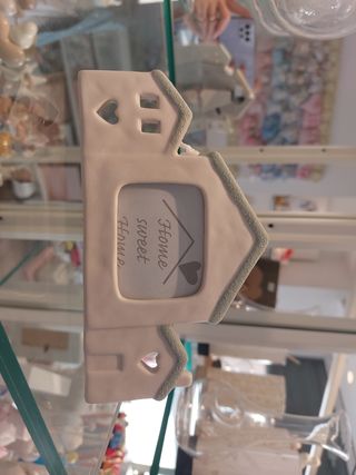 casetta porta foto verde