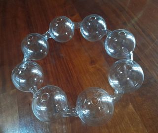 Vaso espositore fiori vetro