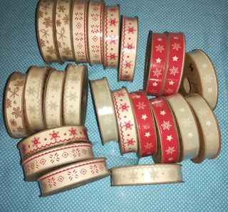 nastri 23 pezzi diversi colori 