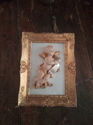 quadretto con angioletto giacenza di magazzino