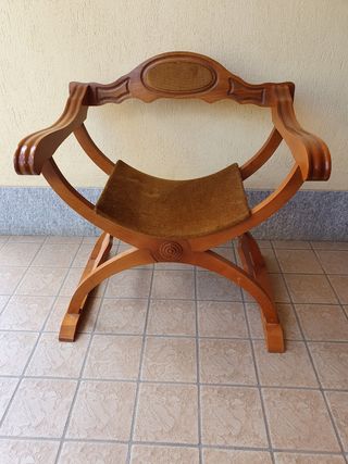 sedia savonarola vintage