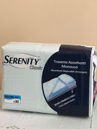Serenity traverse assorbenti monouso