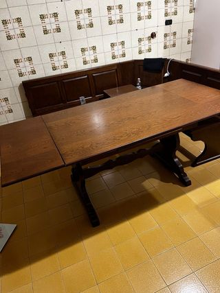 Soggiorno completo interamente in legno 