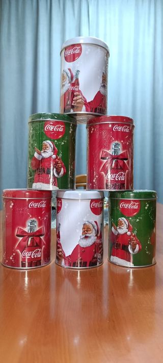 contenitori latta cocacola 