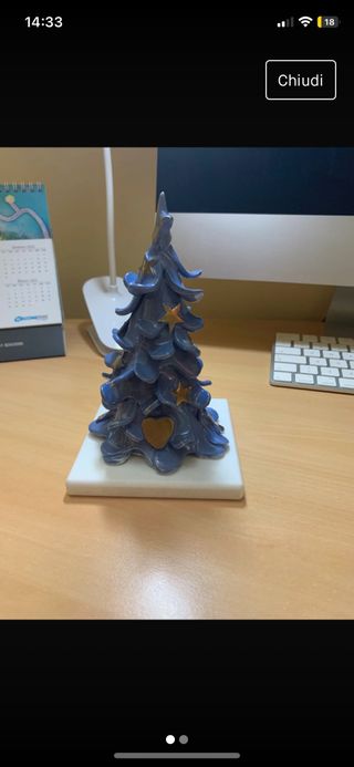 Alberello di Natale in ceramica 