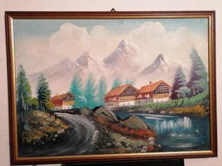 dipinto olio su tela