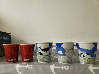 5 tazze da colazione 