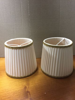 Coppia paralumi per abat jour