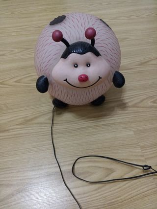 lampada a forma di coccinella 