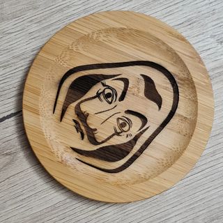 Sottobicchiere Bamboo la casa di carta