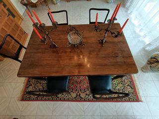 TAVOLO 5 SEDIE ANNI 80