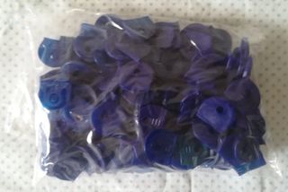 Cappucci distinguichiavi in gomma BLU SCURO