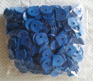 Cappucci distinguichiavi in gomma BLU