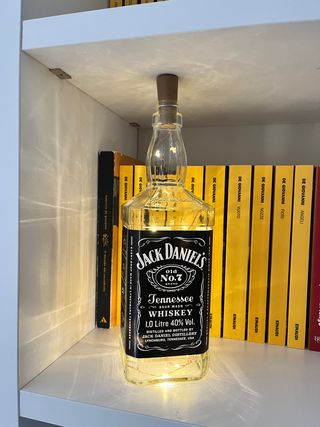 Lampada bottiglia Jack Daniel's 