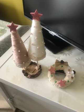 Piccole creazioni natalizie fatte a mano 