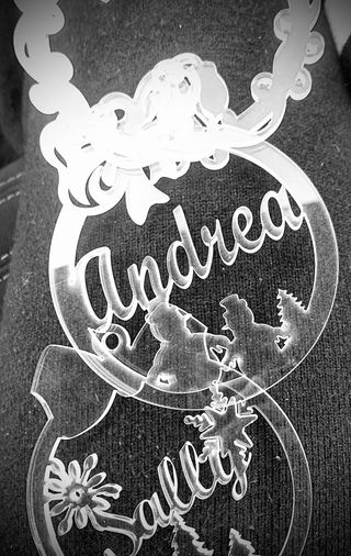 Sfera di natale in plex personalizzata 