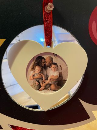 Sfera di Natale in forex personalizzata con foto