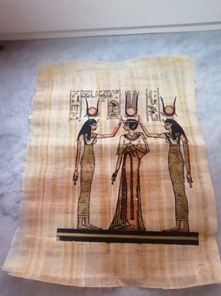 Dipinto su pergamena egiziana