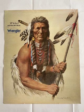 Poster vintage wrangler 