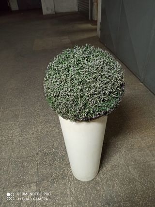 vaso co palla di verde