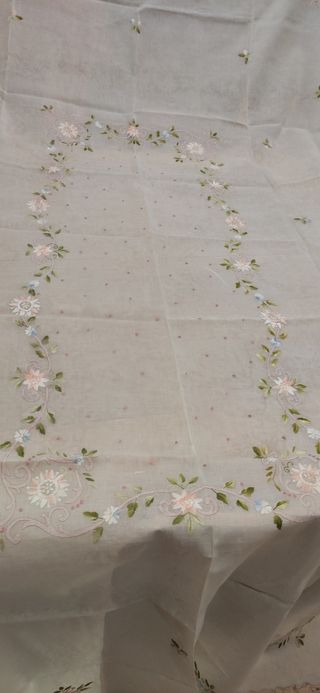 tovaglia verde acqua x 12 con tovaglioli 