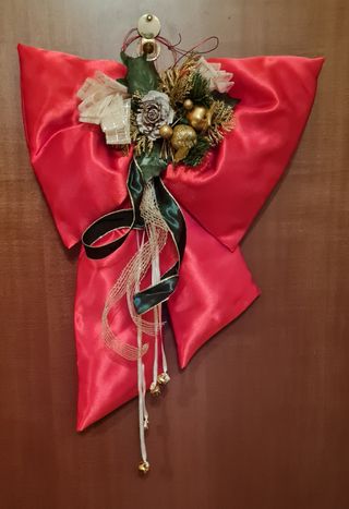 Fiocco gigante addobbo Natale nuovo