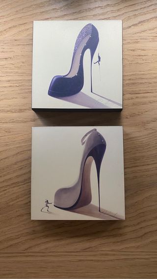 2 quadretti scarpe
