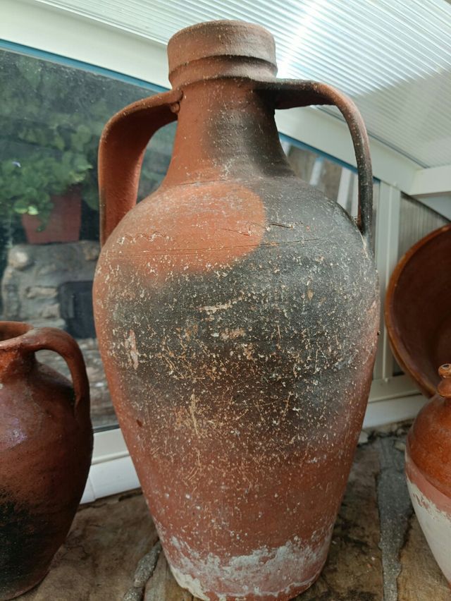 Cantaro final siglo XIX de barro cocido de segunda mano por 58 EUR en ...
