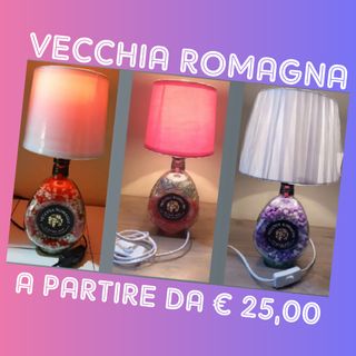 abajour bottiglie decorate