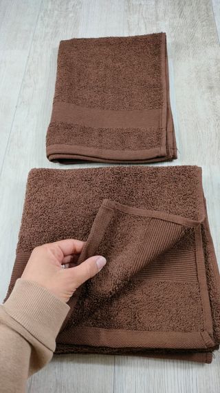 Asciugamani da bagno marrone