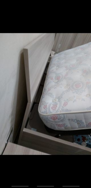 letto matrimoniale a cassettone +materasso