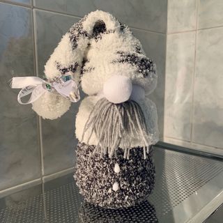 gnomo natalizio fatto a mano 