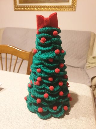 alberello di natale fatto a mano