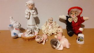 Set statuine porcellana