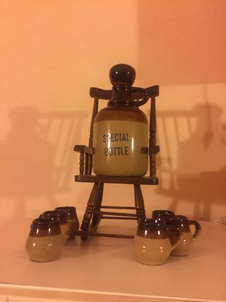 Soprammobile bottiglia vintage 