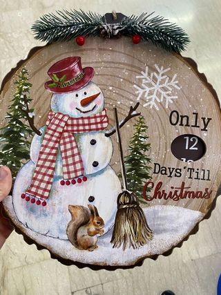 Orologio manuale per conto Natalizio. 