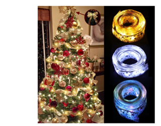 NASTRO LUMINOSO A LED PER ALBERO DI NATALE