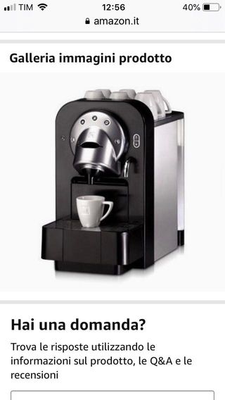 Macchina caffè professional Nespresso 