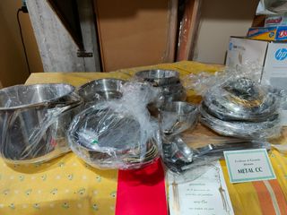 batteria di pentole set completo NUOVO 