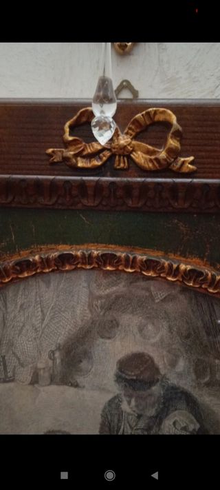 quadro classico con fiocco dorato 