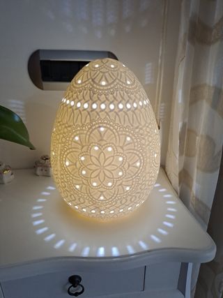 bellissima lampada in porcellana