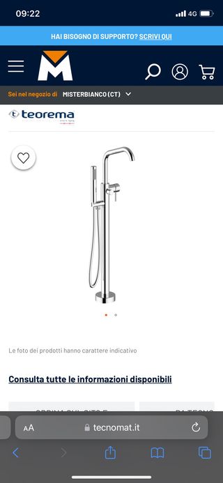 Rubinetto a colonna NUOVO